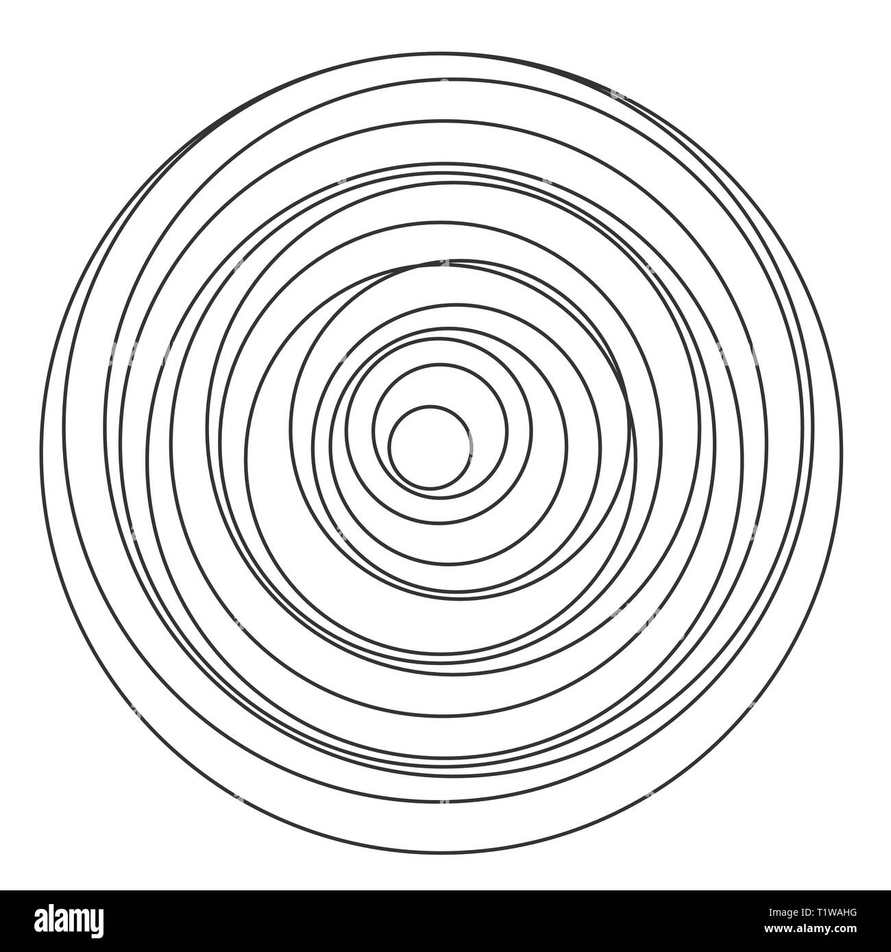 Waveform circular Black and White Stock Photos & Images - Alamy
