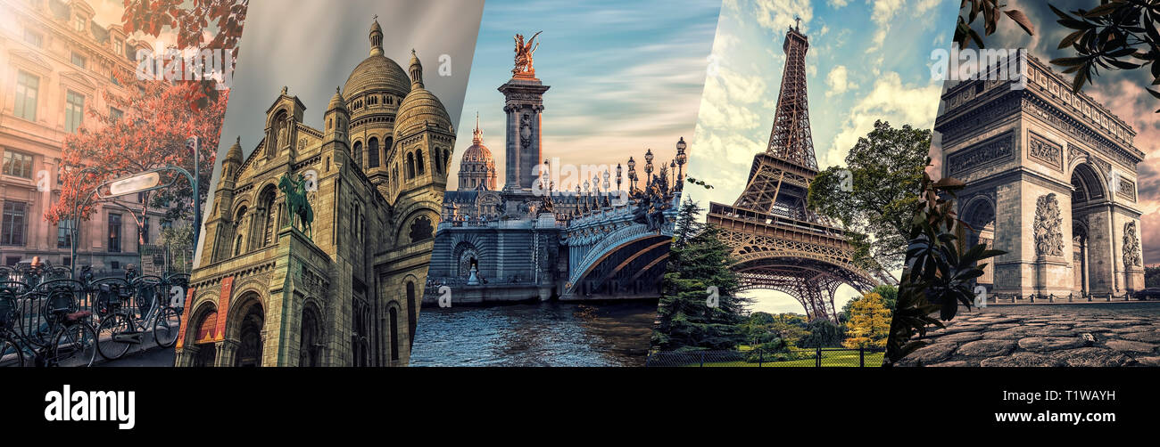 Landmarks Collage High Resolution Stock Photography and Images - Alamy