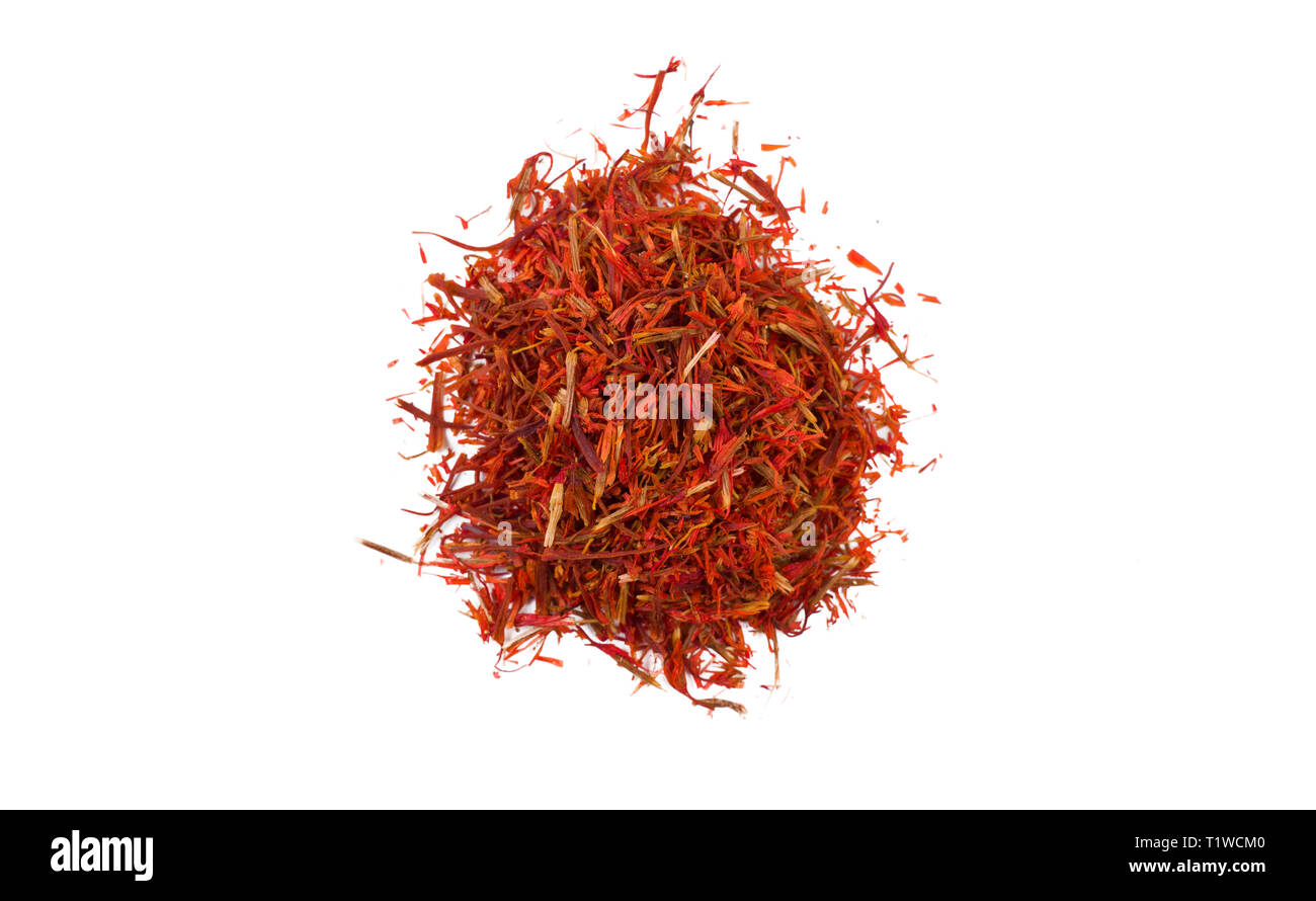 Ground saffron powder isolated hi-res stock photography and images - Alamy