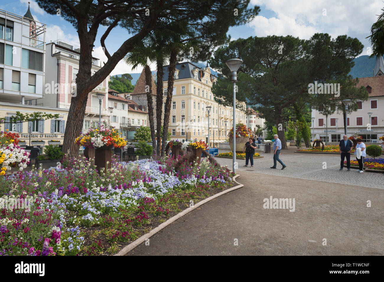 Landmark of the spa town merano hi-res stock photography and images - Alamy