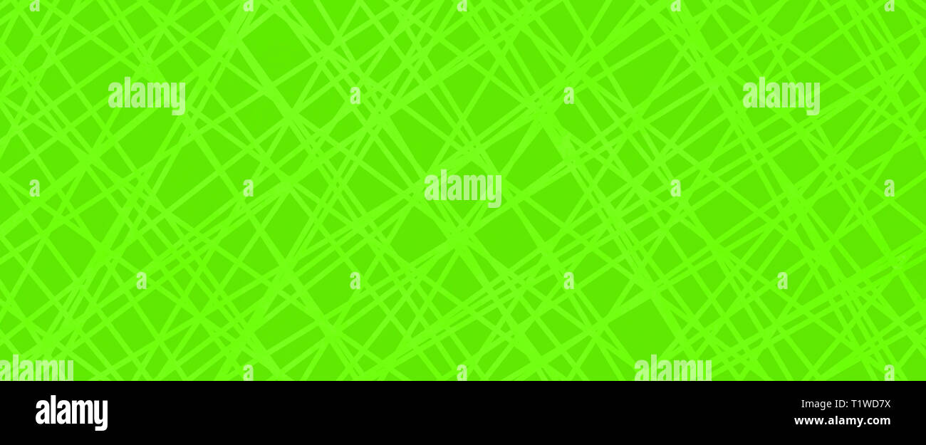 bold bright neon green background with faint criss cross angles of hand ...