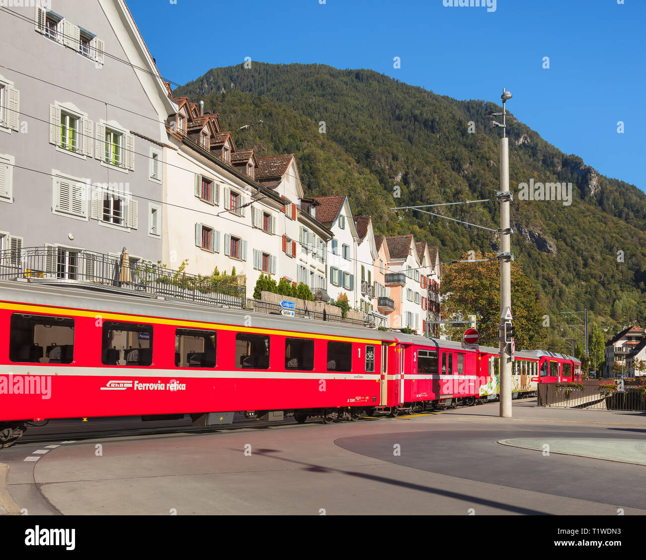 Rhaetian railway hi-res stock photography and images - Alamy