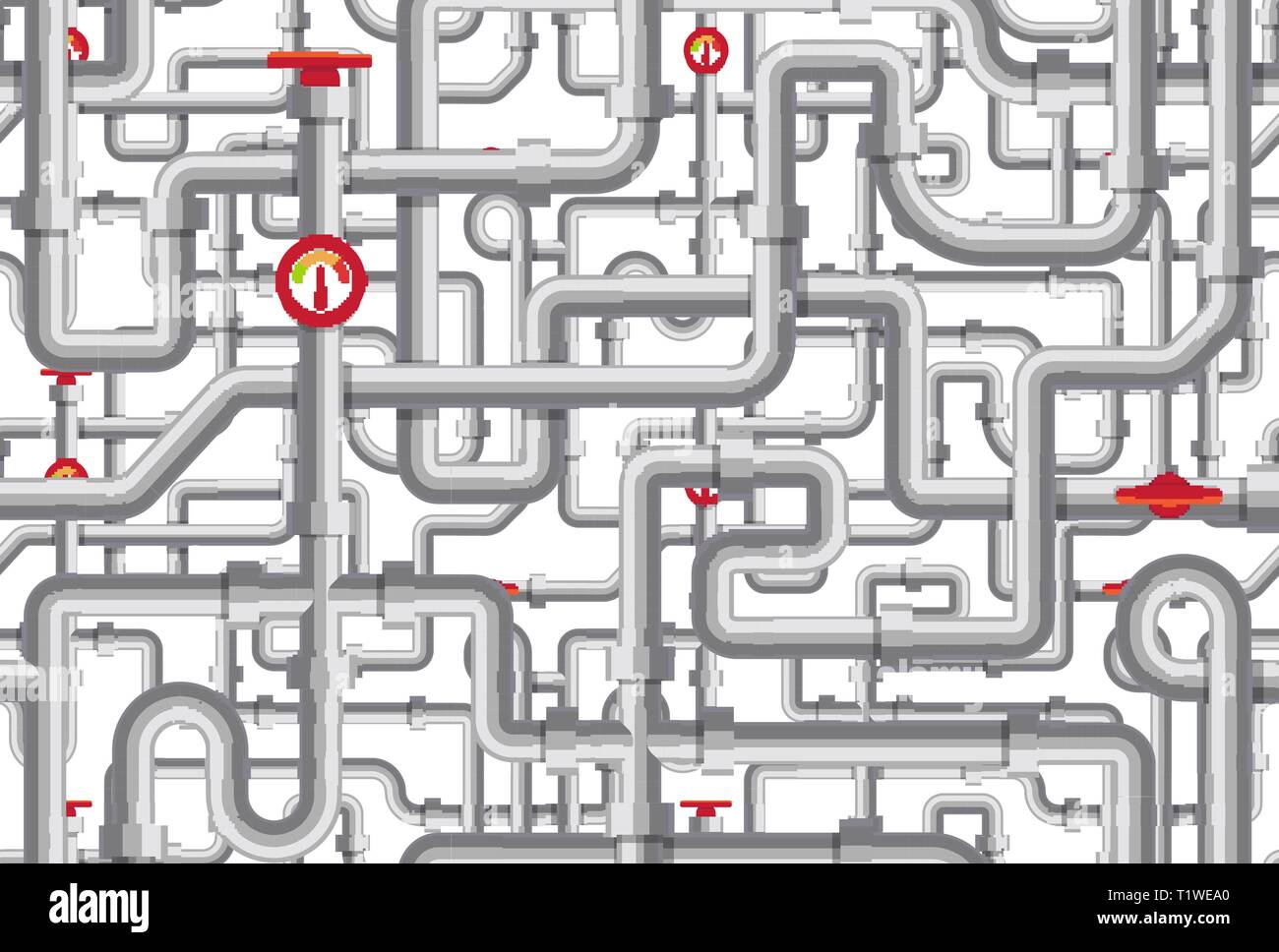 Maze of pipes hi-res stock photography and images - Alamy