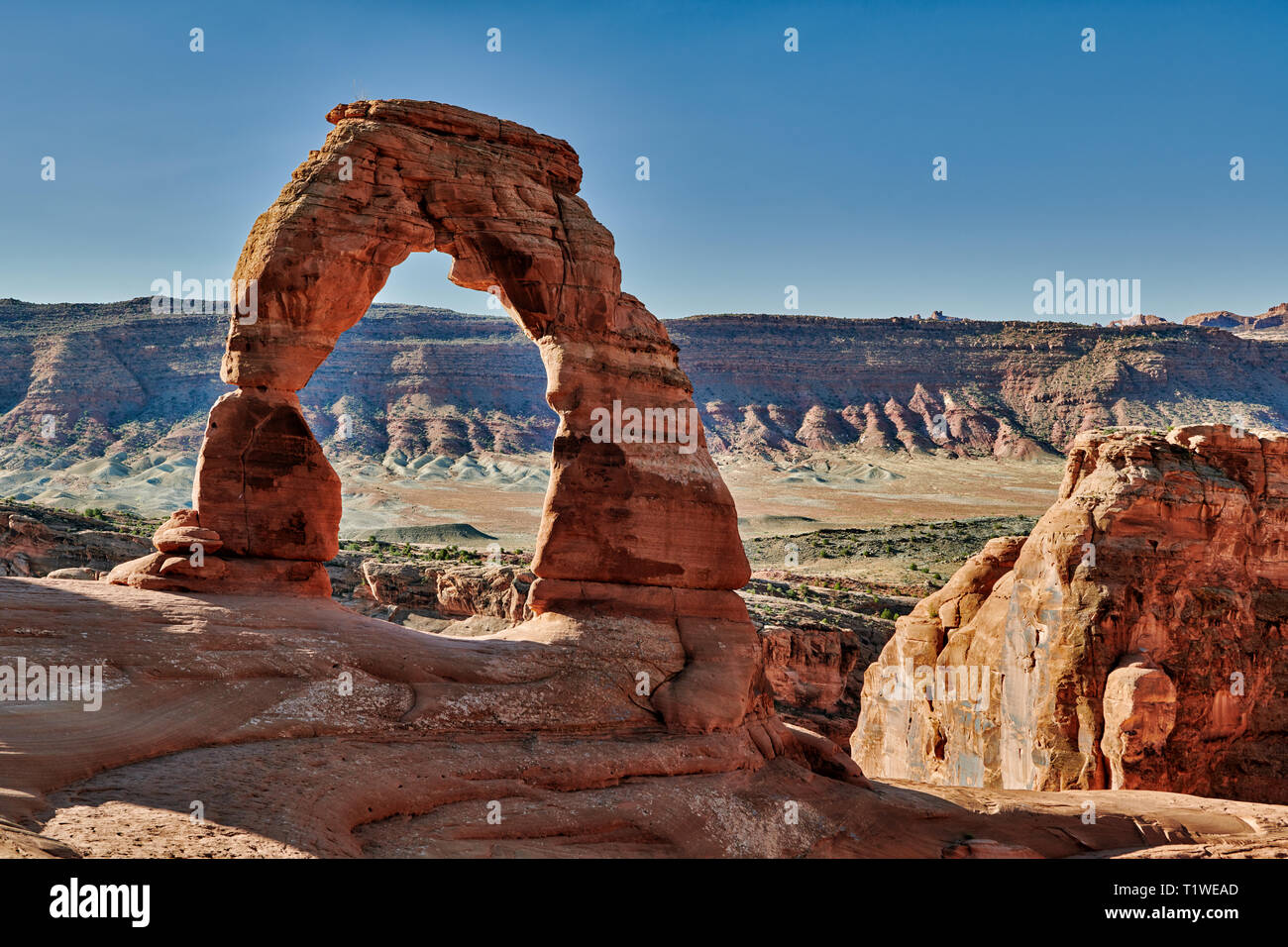 Delicate Arch in Arches National Park, Moab, Utah, USA, North America ...