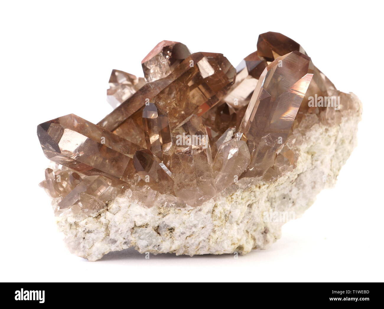 Brown Quartz Crystal Geode Stock Photos & Brown Quartz Crystal Geode ...