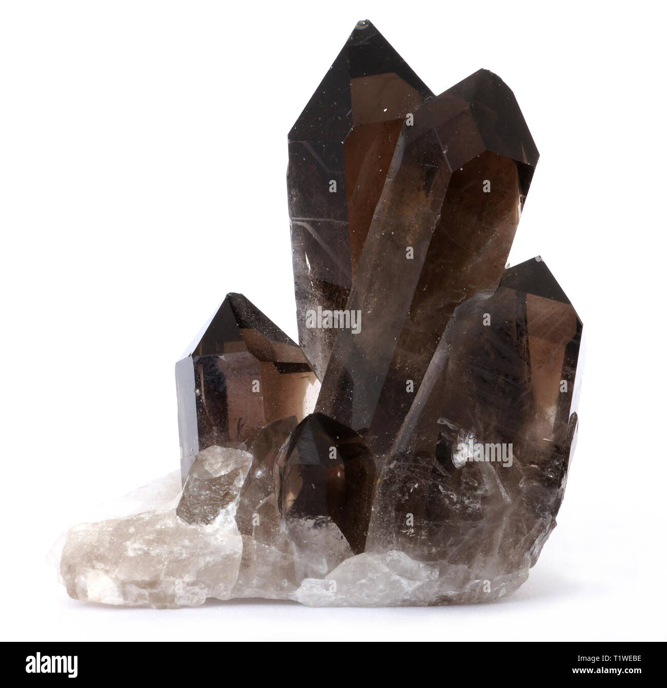 Brown Quartz Crystal Geode Stock Photos & Brown Quartz Crystal Geode ...