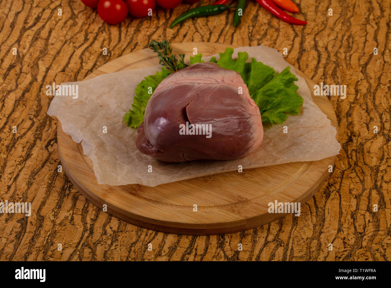 Heart pig anatomy hi-res stock photography and images - Alamy