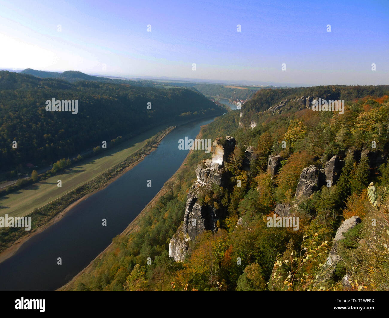 Elbsandsteingebirge in German or Elbe Sandstone mountains in English ...