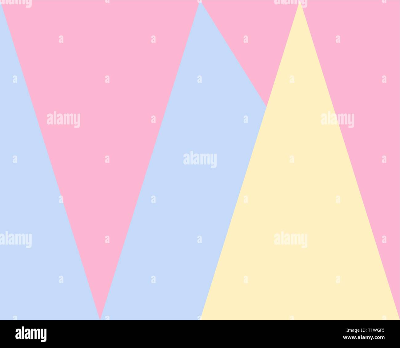 abstract geometric background, blue pink yellow triangles pattern Stock ...