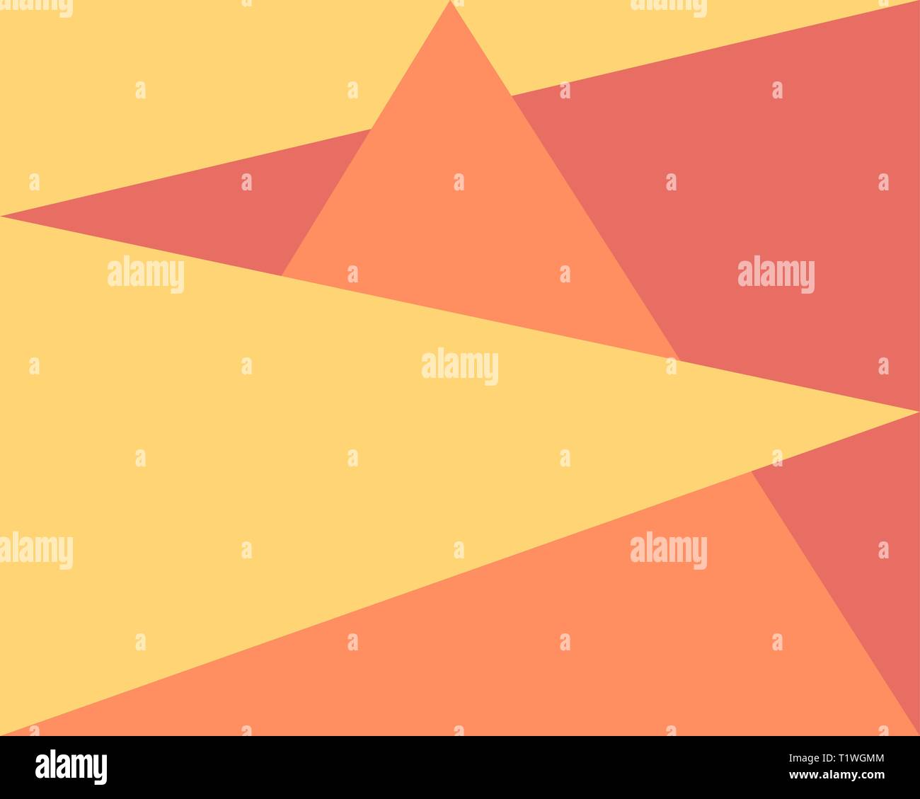 abstract geometric background, pattern yellow orange red triangle ...