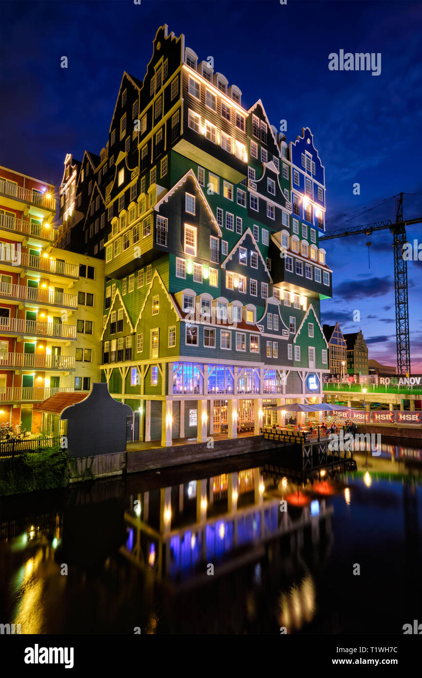 ZAANDAM, NETHERLANDS - MAY 21, 2018: Inntel Hotel in Zaandam ...