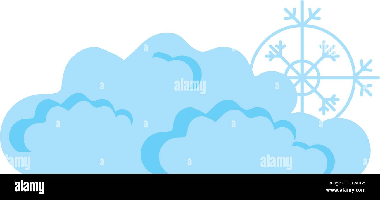clouds nature isolated icon vector illustration design Stock Vector ...