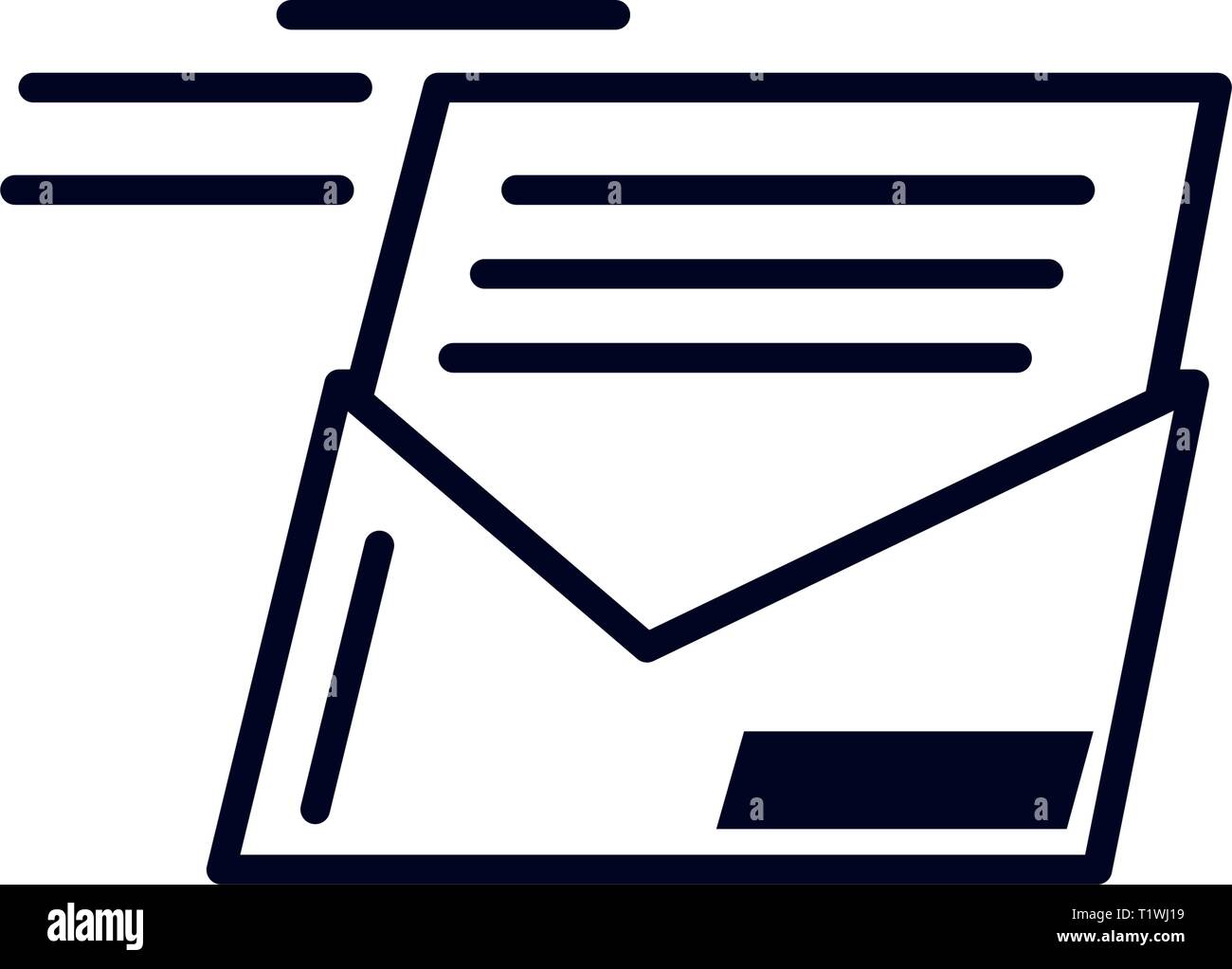 envelope mail isolated icon vector illustration design Stock Vector ...