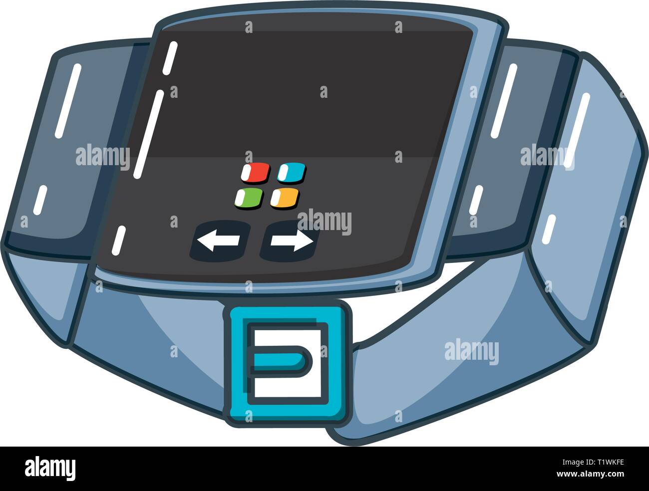 smartwatch device isolated icon vector illustration design Stock Vector ...