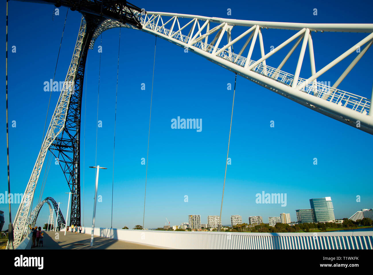 Matagarup Bridge - Perth - Australia Stock Photo - Alamy