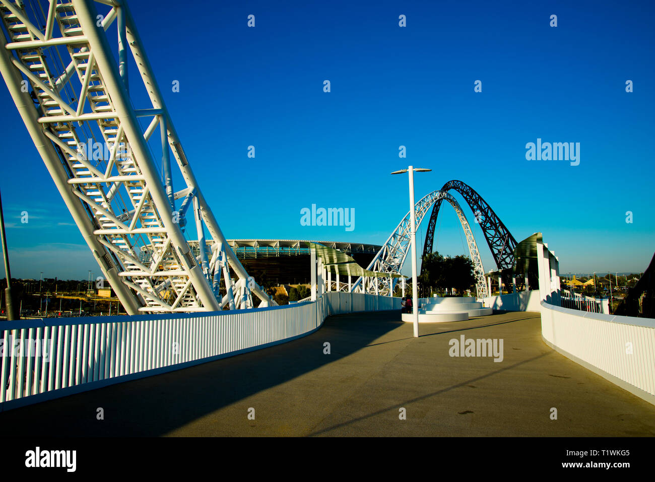 Matagarup Bridge - Perth - Australia Stock Photo - Alamy