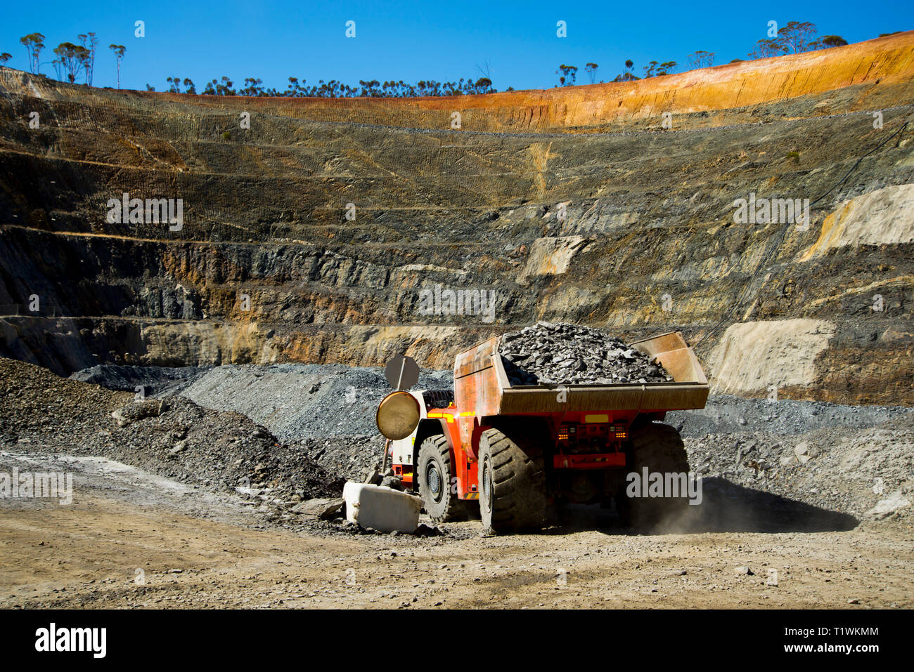 Underground mining truck hi-res stock photography and images - Alamy