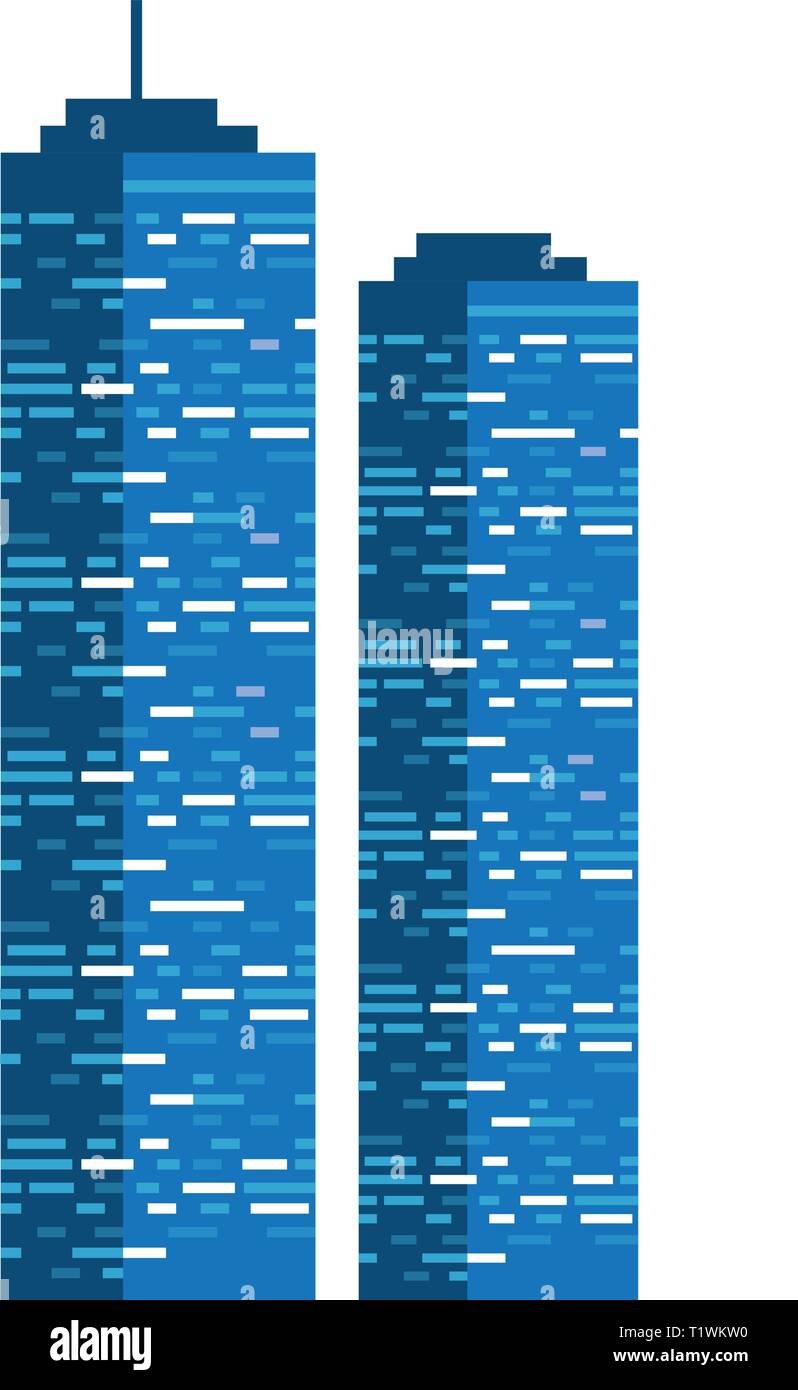 buildings metropolis cityscape scene vector illustration design Stock ...