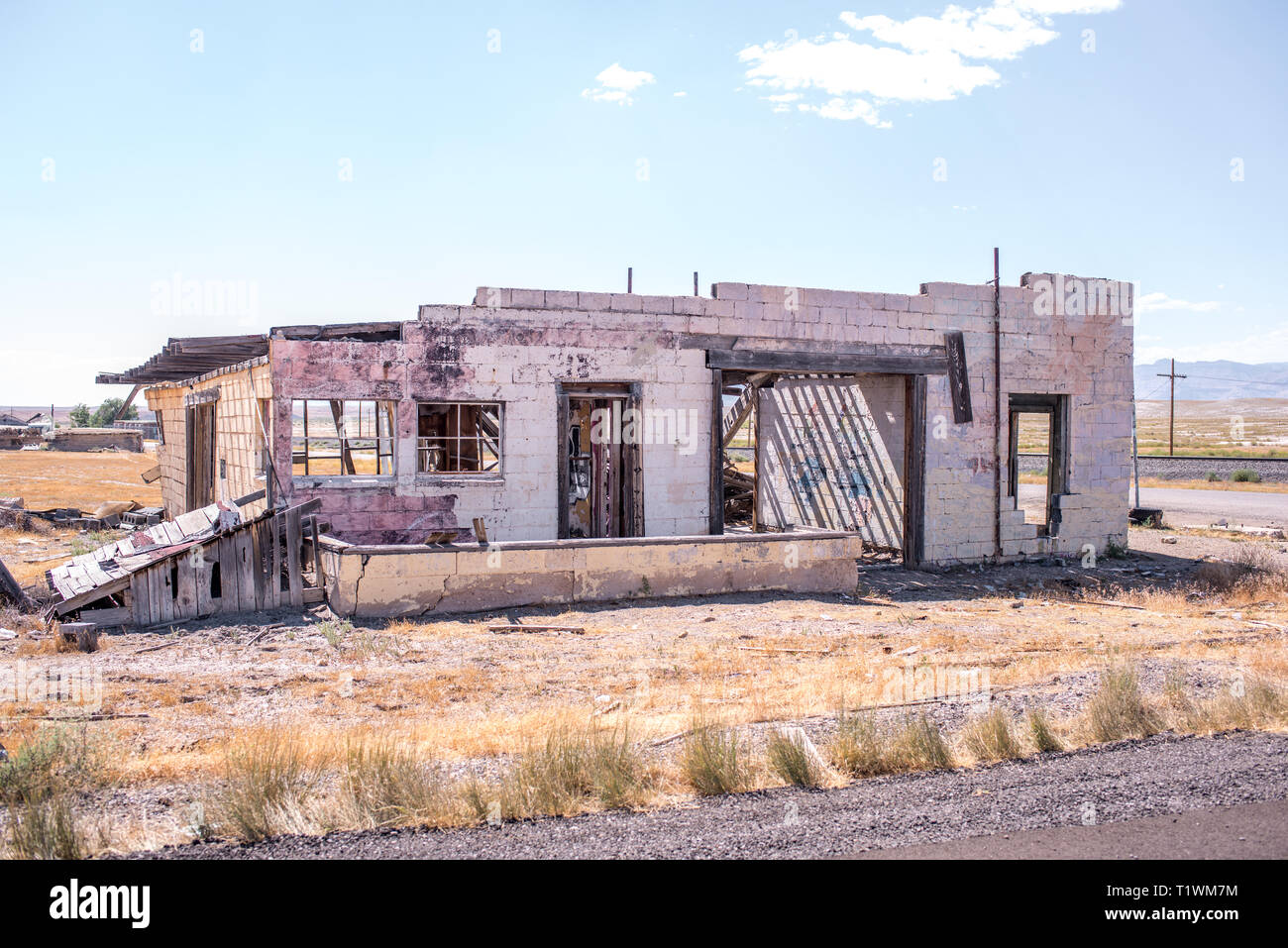 Cisco, Utah is a ghost town near the Colorado border created by the ...