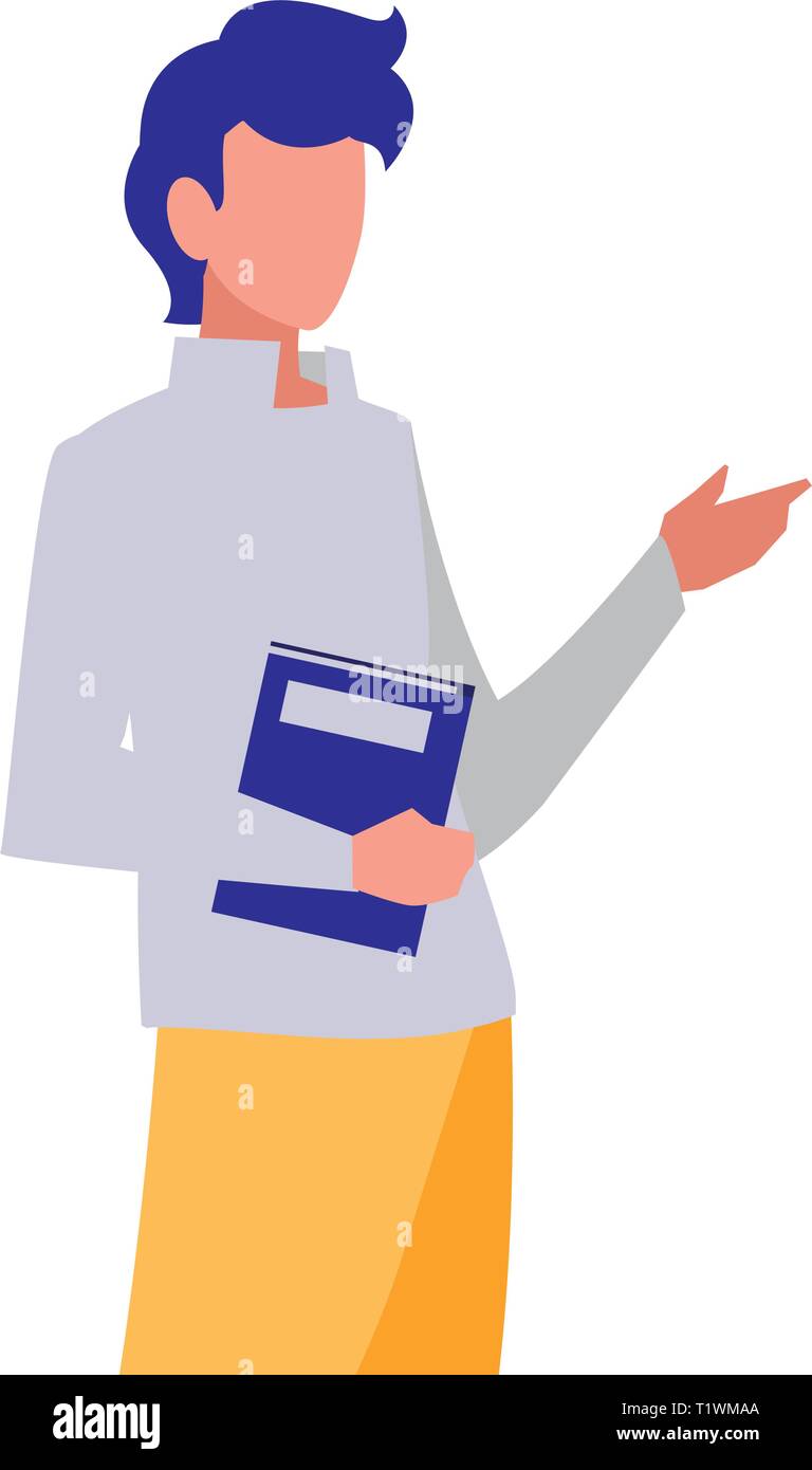 young boy student modeling vector illustration design Stock Vector ...