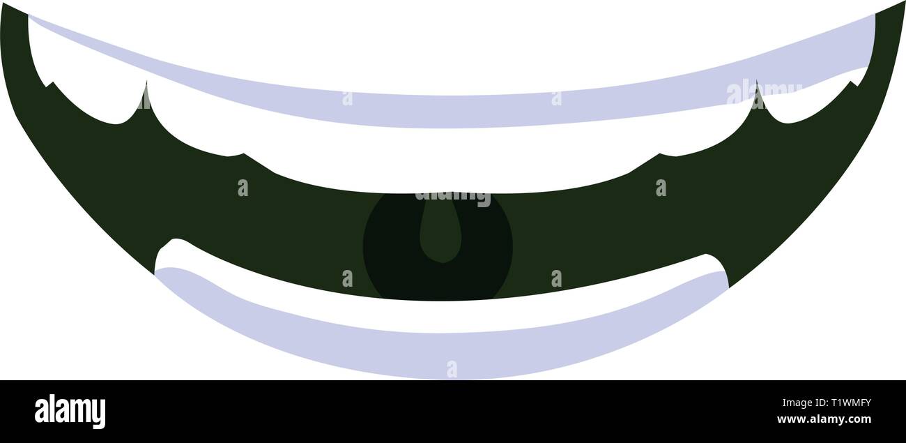 smile mouth comic fools day icon vector illustration design Stock ...