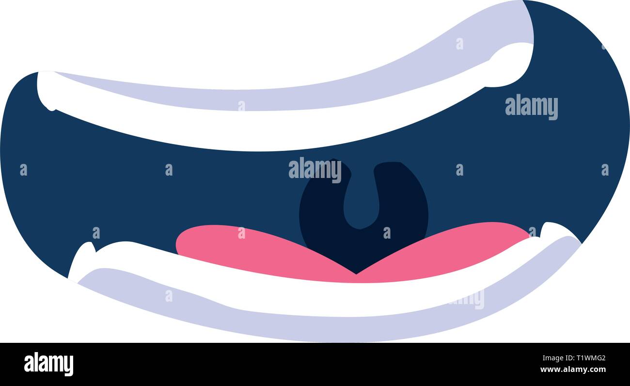 smile mouth comic fools day icon vector illustration design Stock ...