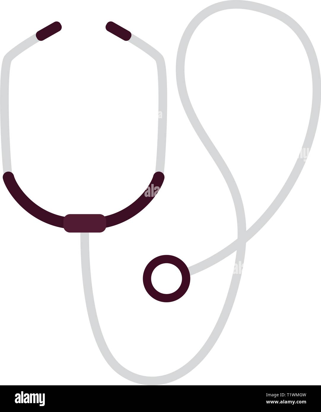 medical stethoscope isolated icon vector illustration design Stock ...