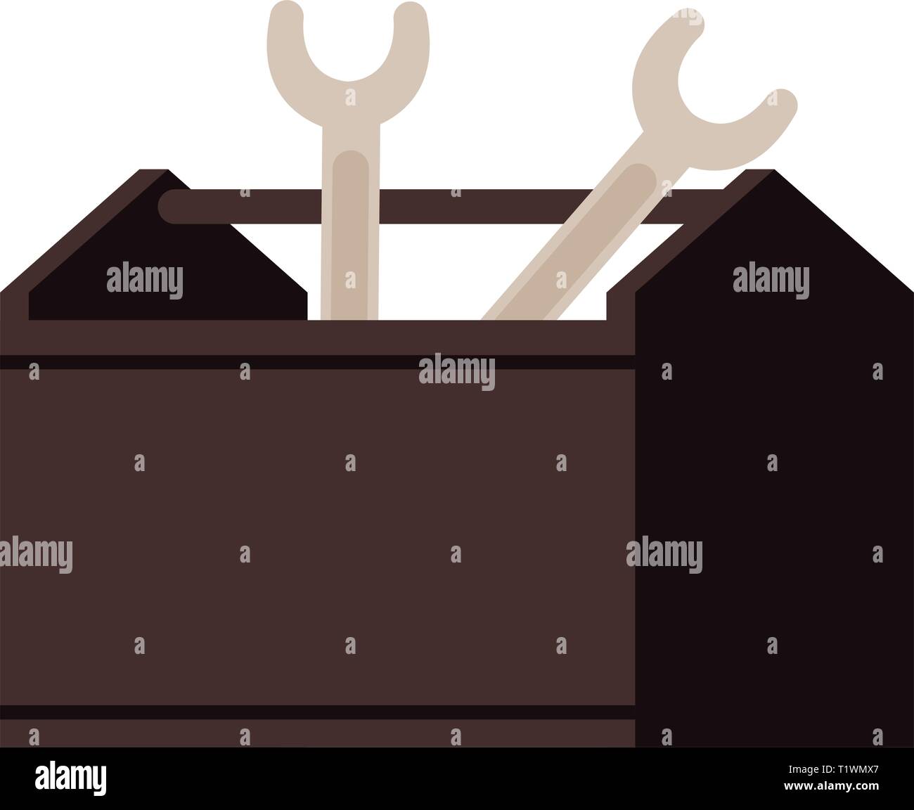 toolbox handle isolated icon vector illustration design Stock Vector ...