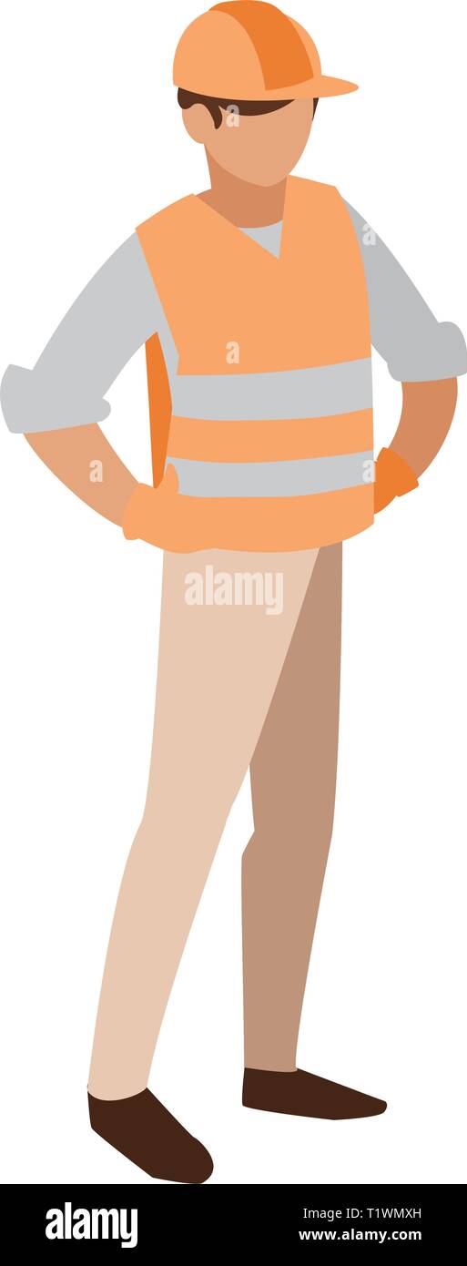 industrial worker avatar character vector illustration design Stock ...