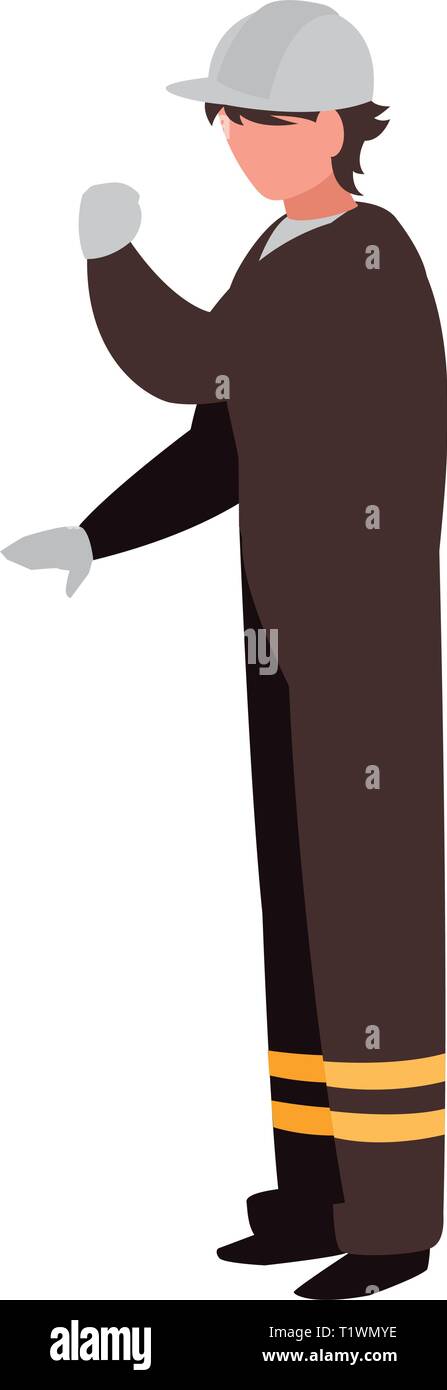 industrial worker avatar character vector illustration design Stock ...