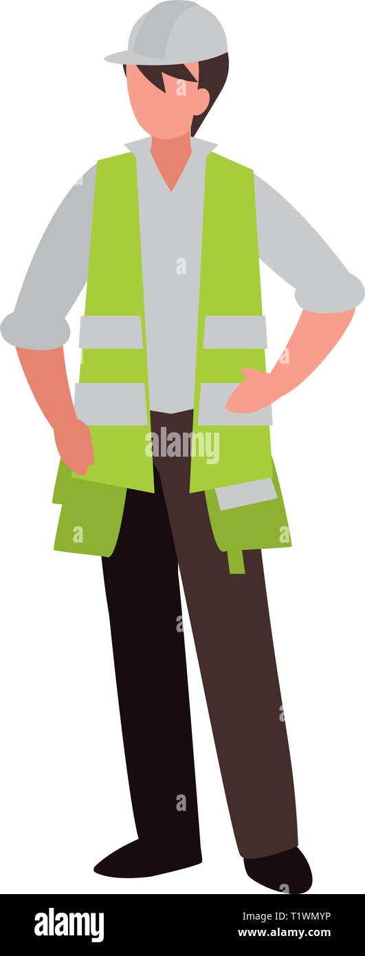 industrial worker avatar character vector illustration design Stock ...