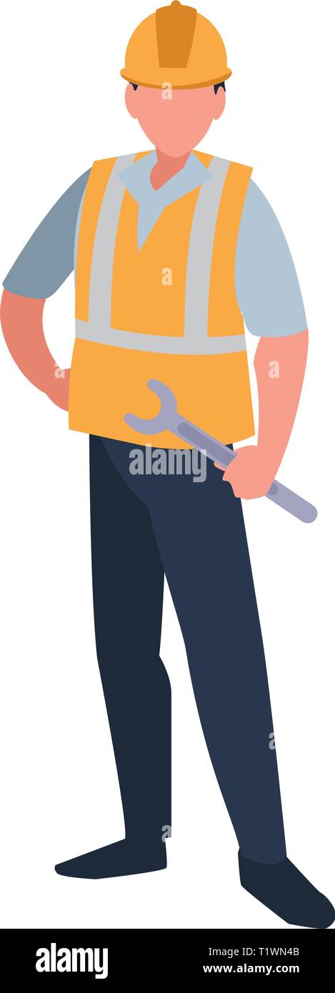industrial worker avatar character vector illustration design Stock ...