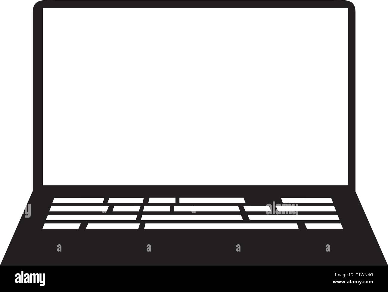 laptop computer device icon vector illustration design Stock Vector ...