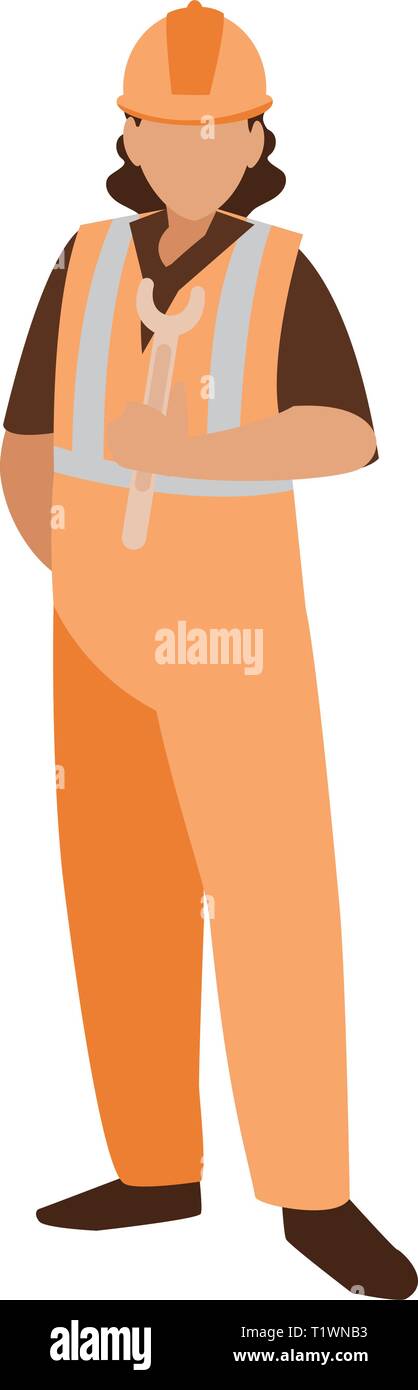 industrial worker avatar character vector illustration design Stock ...