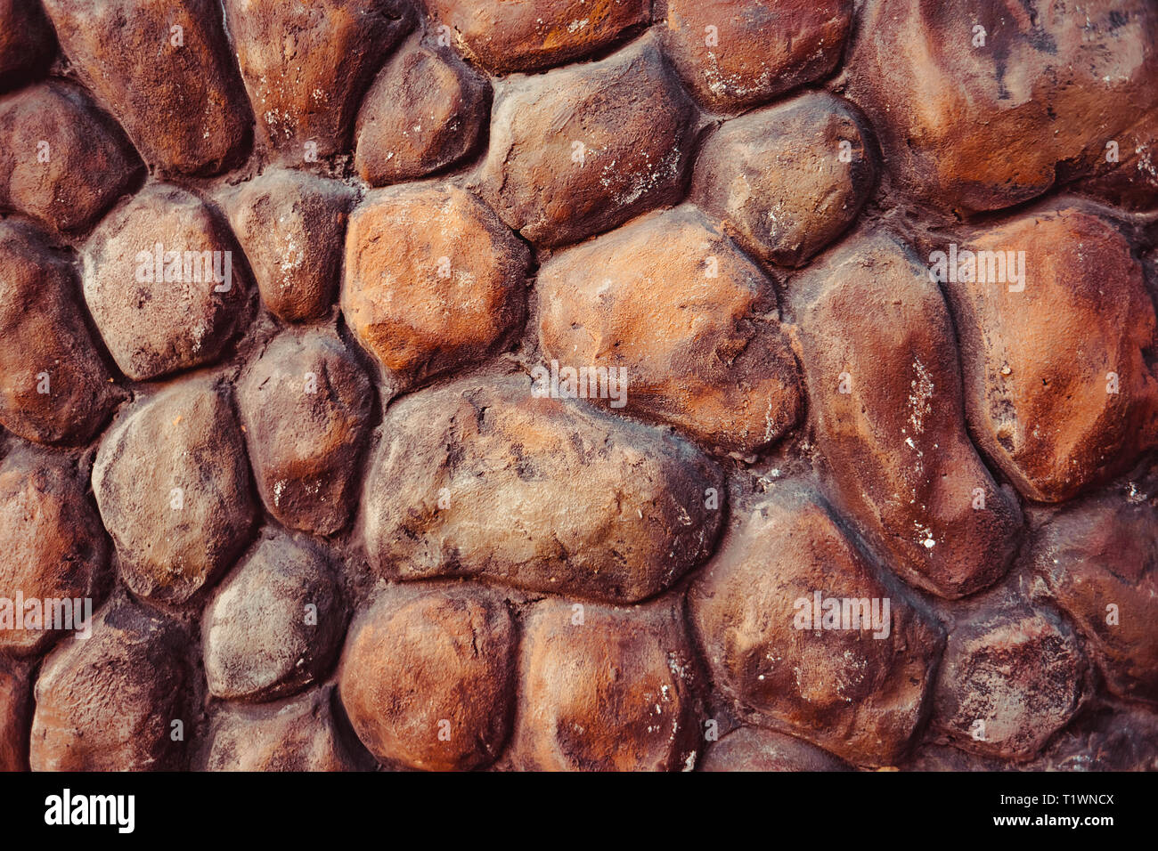 texture of red stone wall background Stock Photo - Alamy