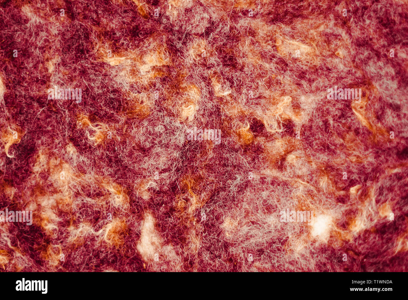 Texture of wooly felt material Stock Photo - Alamy
