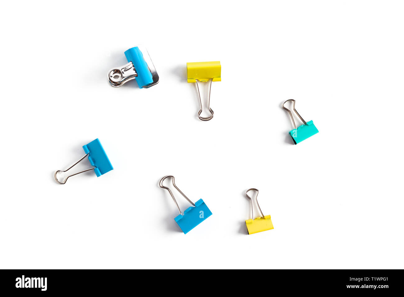 Clip for document or paper clip attachment Stock Photo - Alamy