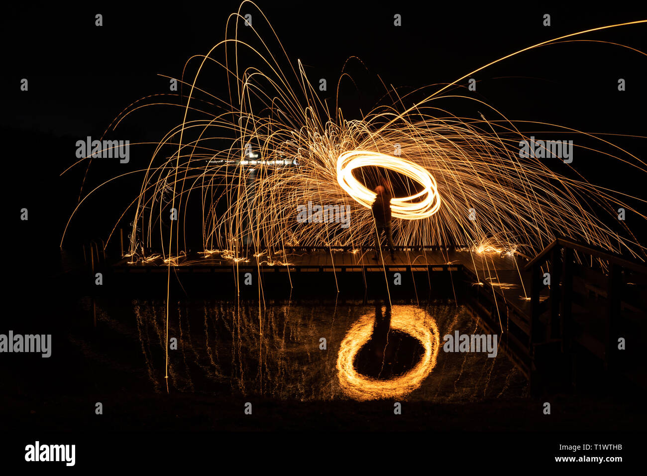 Steel wool exposure hi-res stock photography and images - Alamy