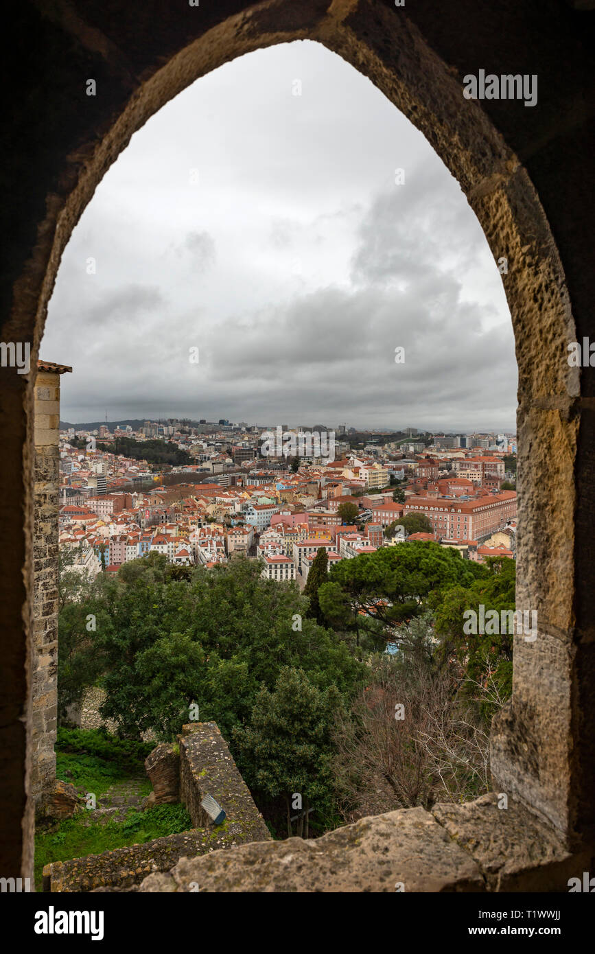 Castelo de sao jorge view hi-res stock photography and images - Alamy