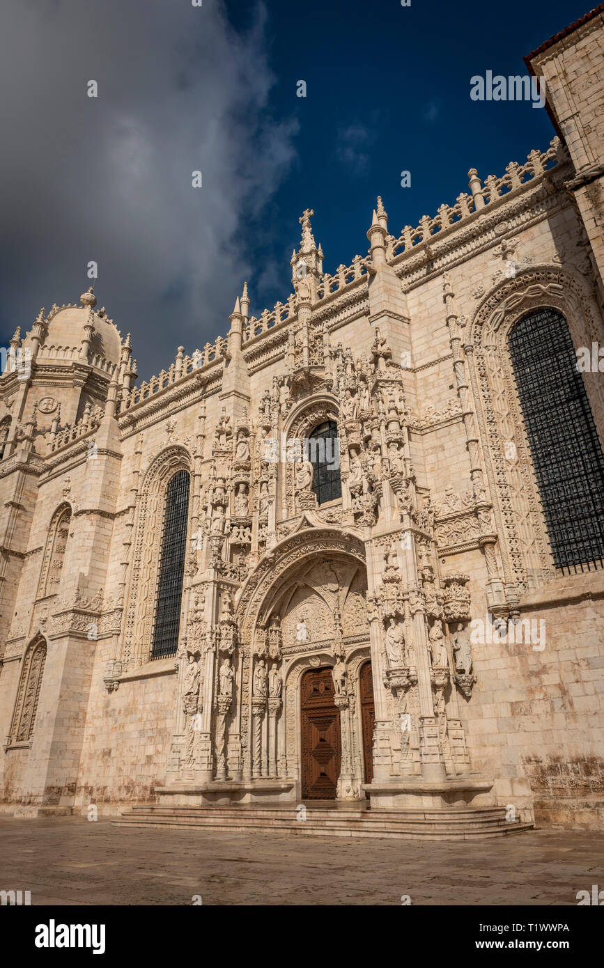 The Jerónimos Monastery in Belem, Lisbon, Portugal Stock Photo - Alamy