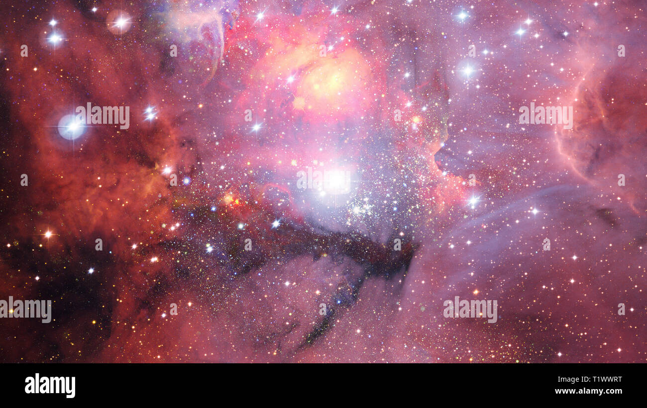 Image of the nebula in deep space. Galaxy constellation. Elements of ...
