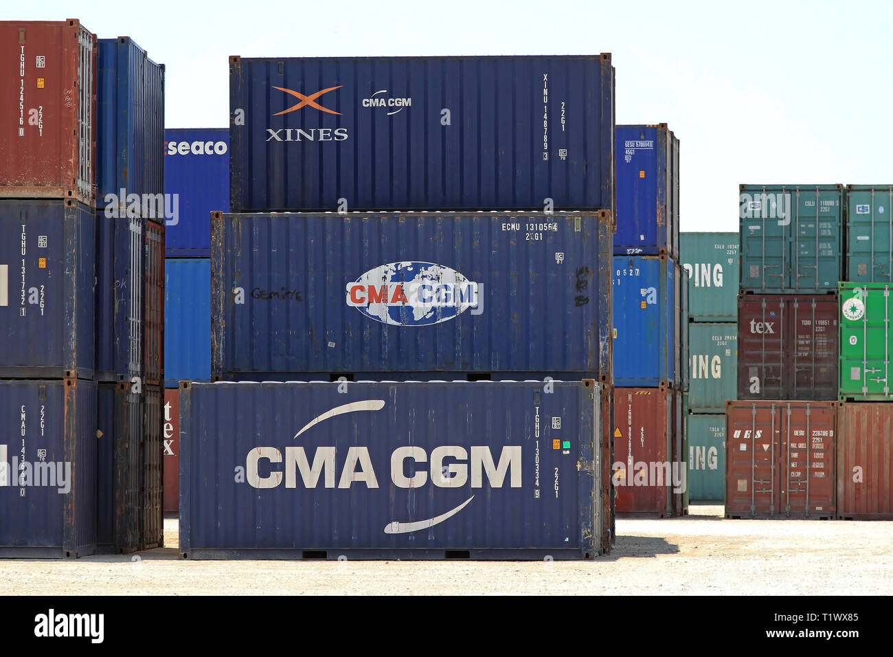 Cargo of containers hi-res stock photography and images - Alamy