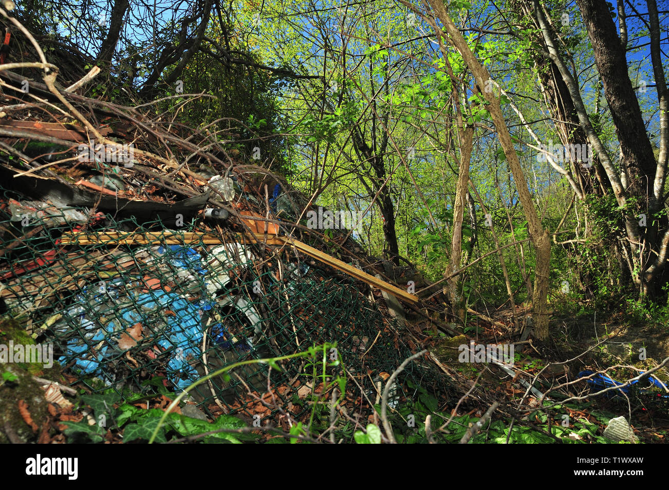 Environmental pollution, soil pollution in Tuscany, Italy Stock Photo ...