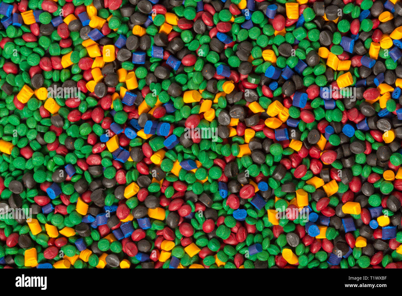 Colorful Plastic Polymer Granules for cable Stock Photo - Alamy