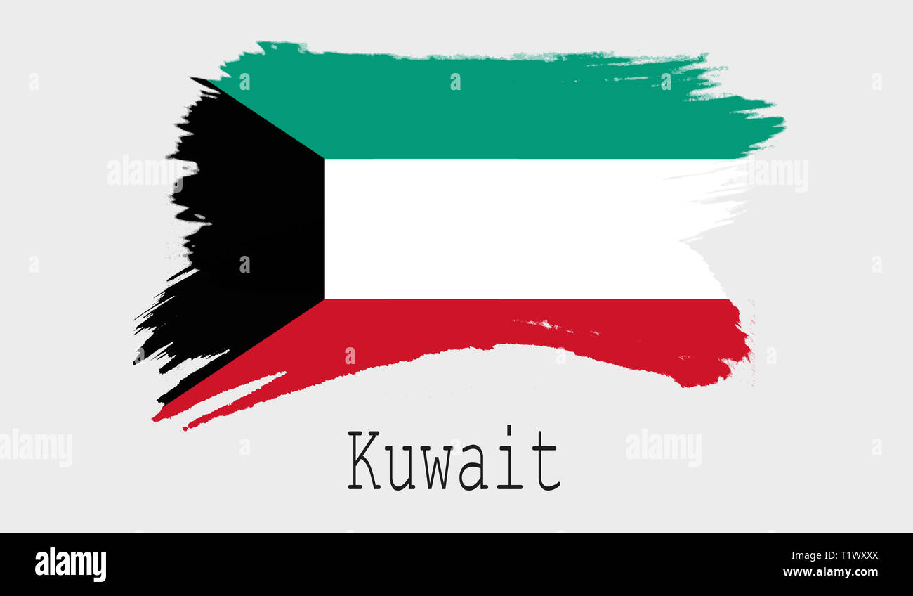 Kuwait 3d flag hi-res stock photography and images - Alamy