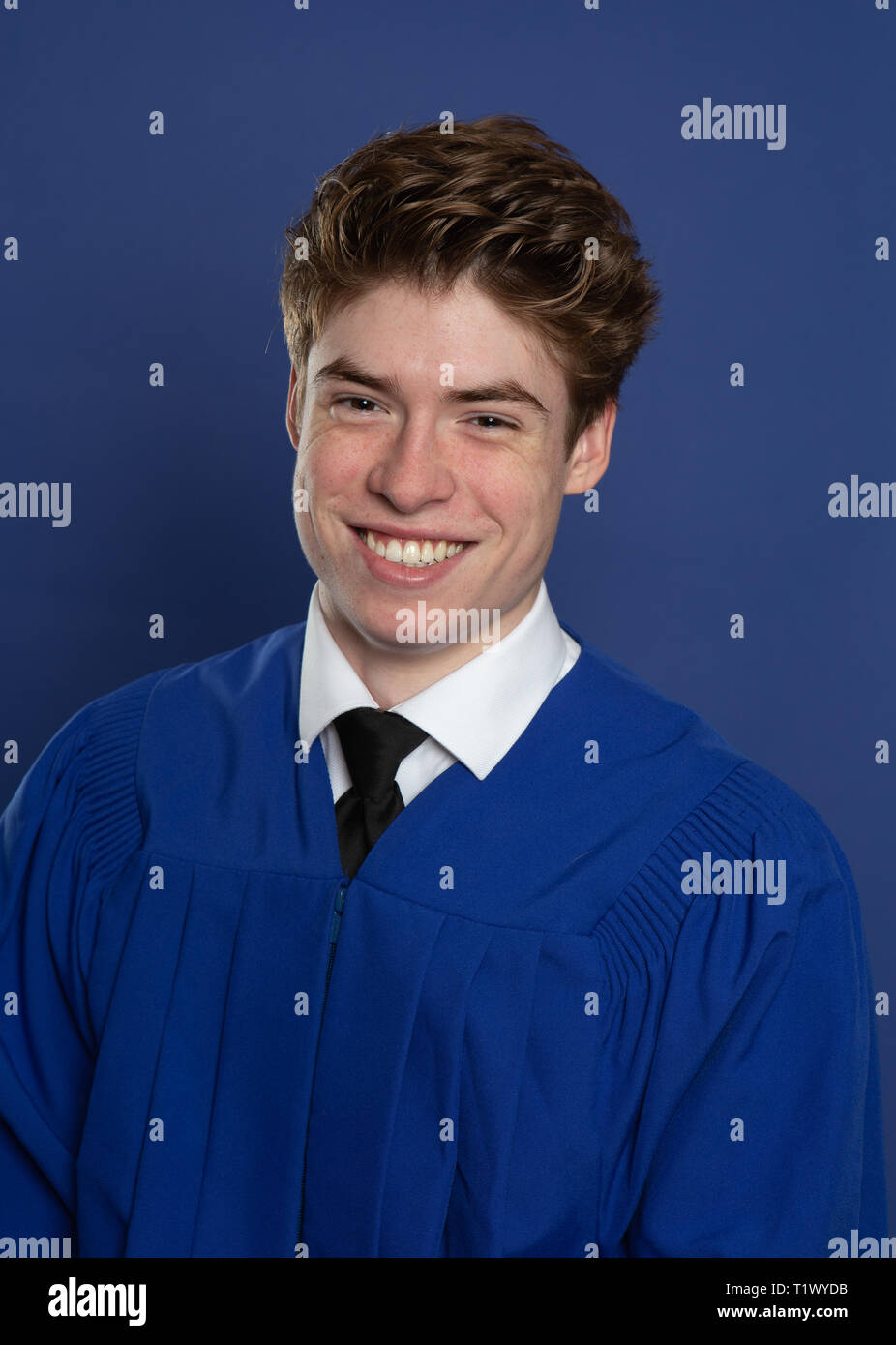 Happy graduation photo of male student Stock Photo - Alamy