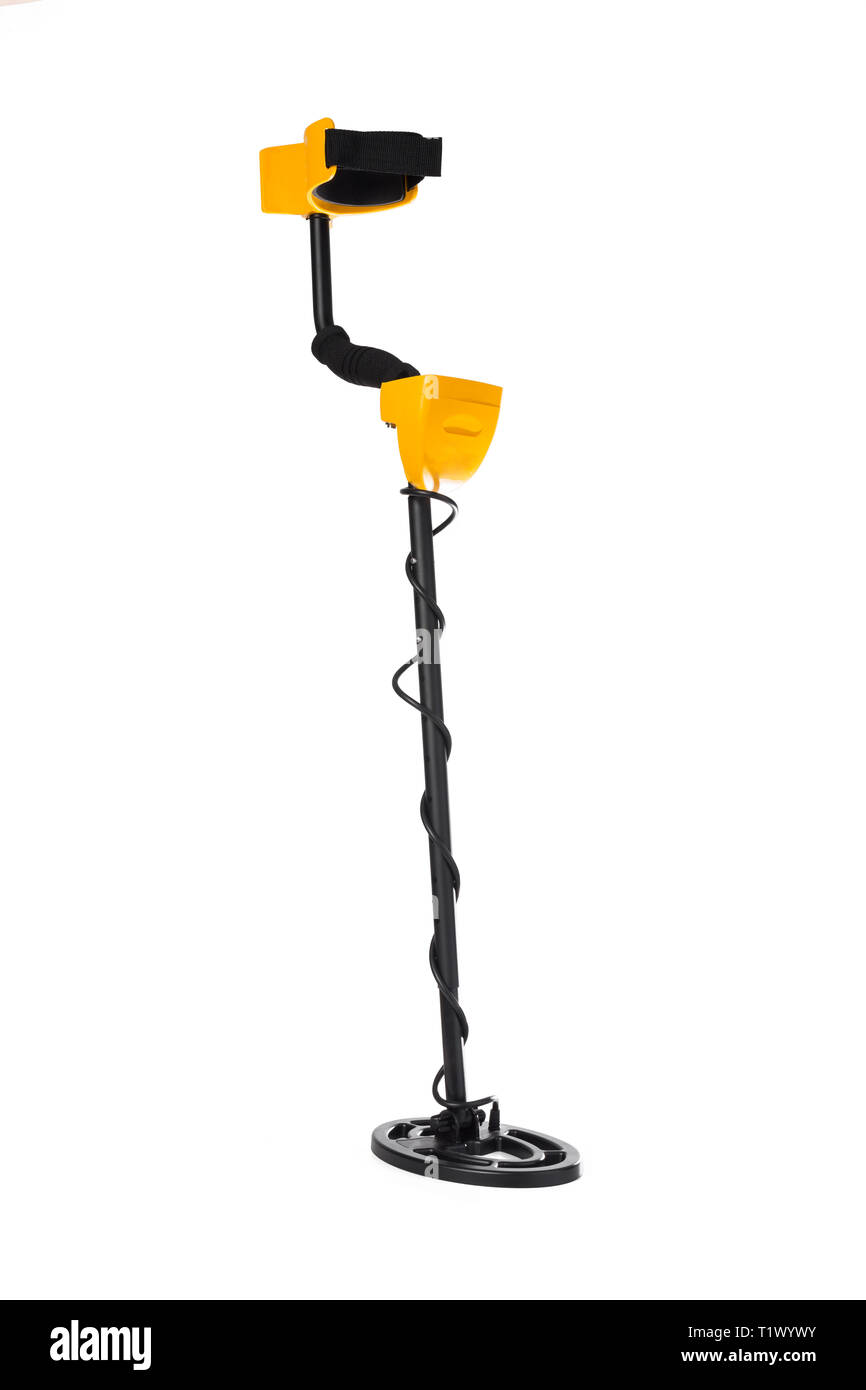 metal detector. Isolated Stock Photo - Alamy