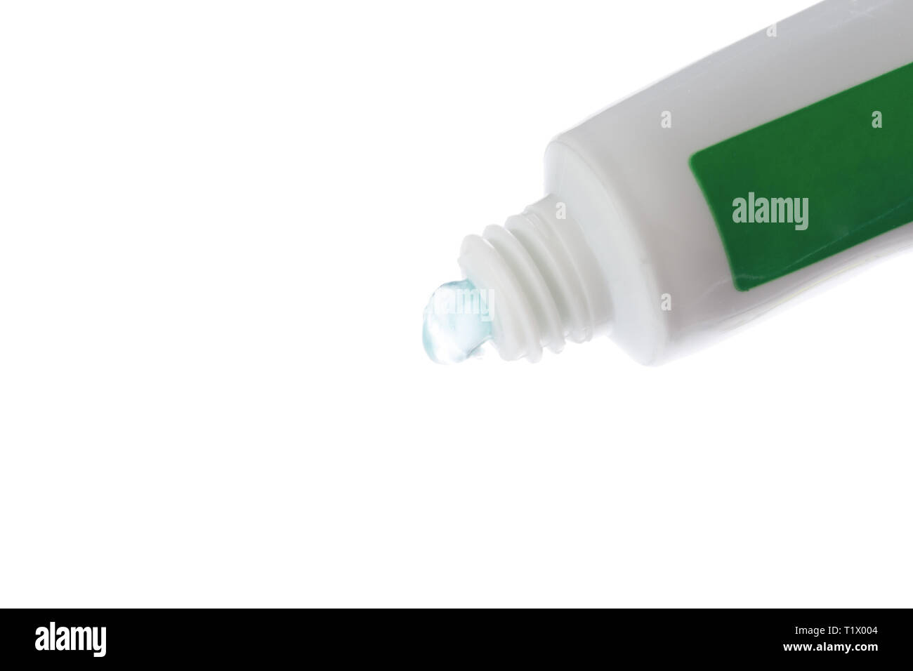 Dental toothpaste isolated on white background Stock Photo - Alamy
