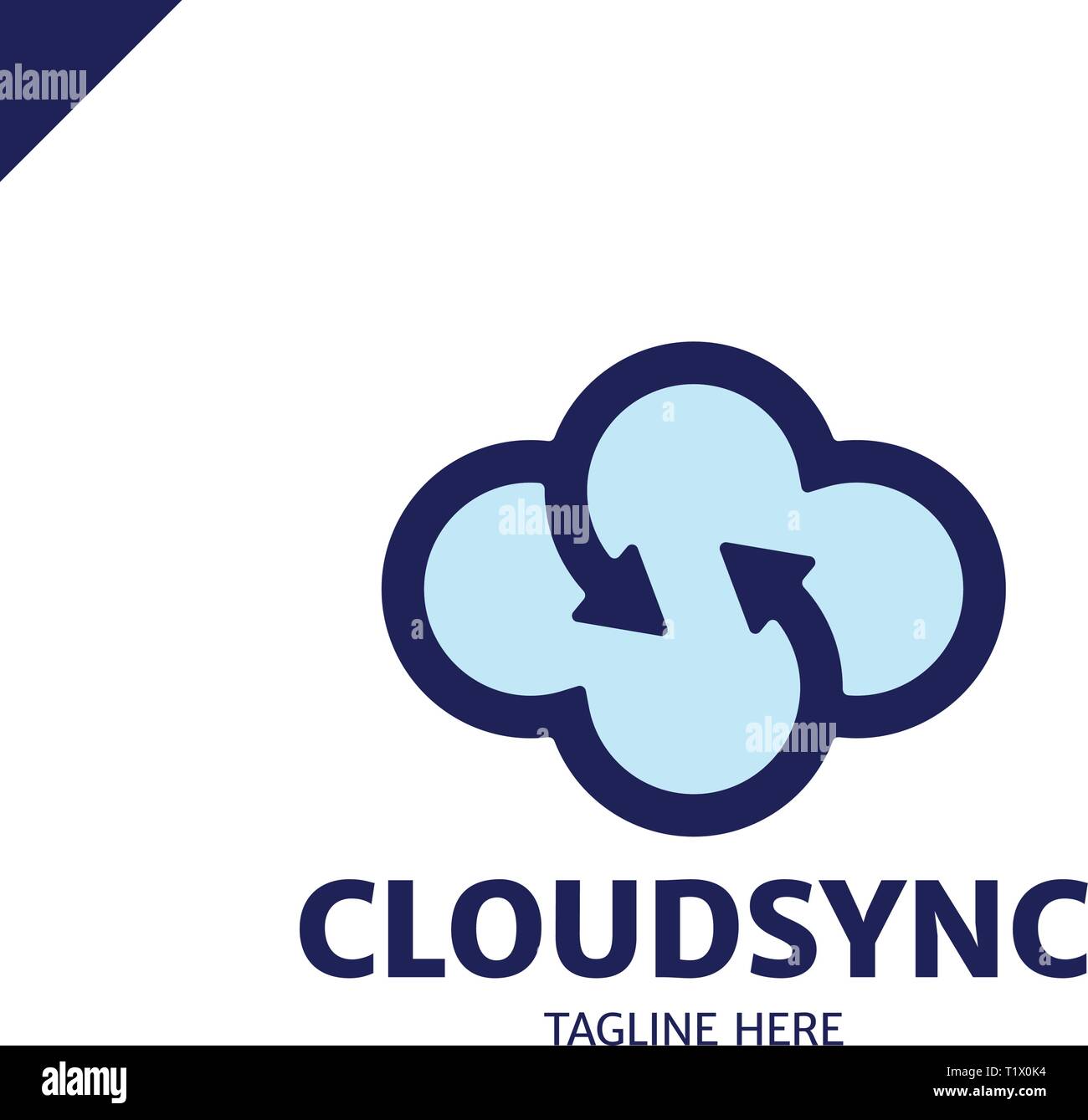 Infinity cloud logotype design vector. Cloud letter s icon template ...
