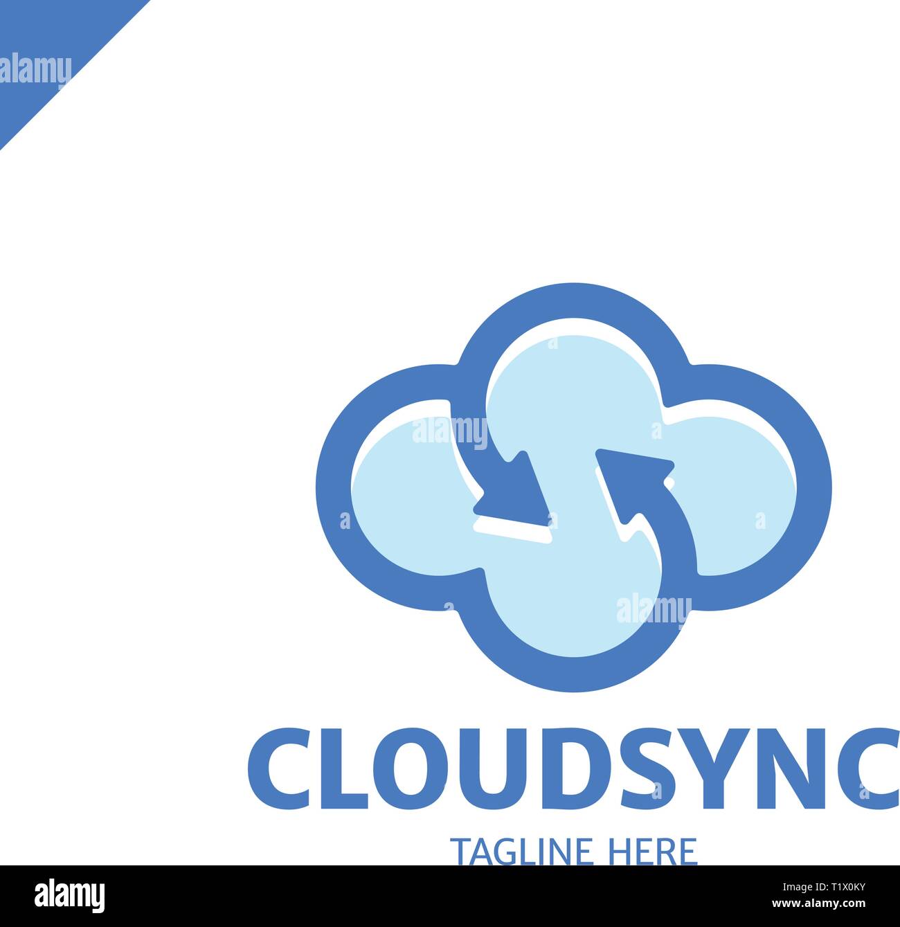 Infinity cloud logotype design vector. Cloud letter s icon template ...